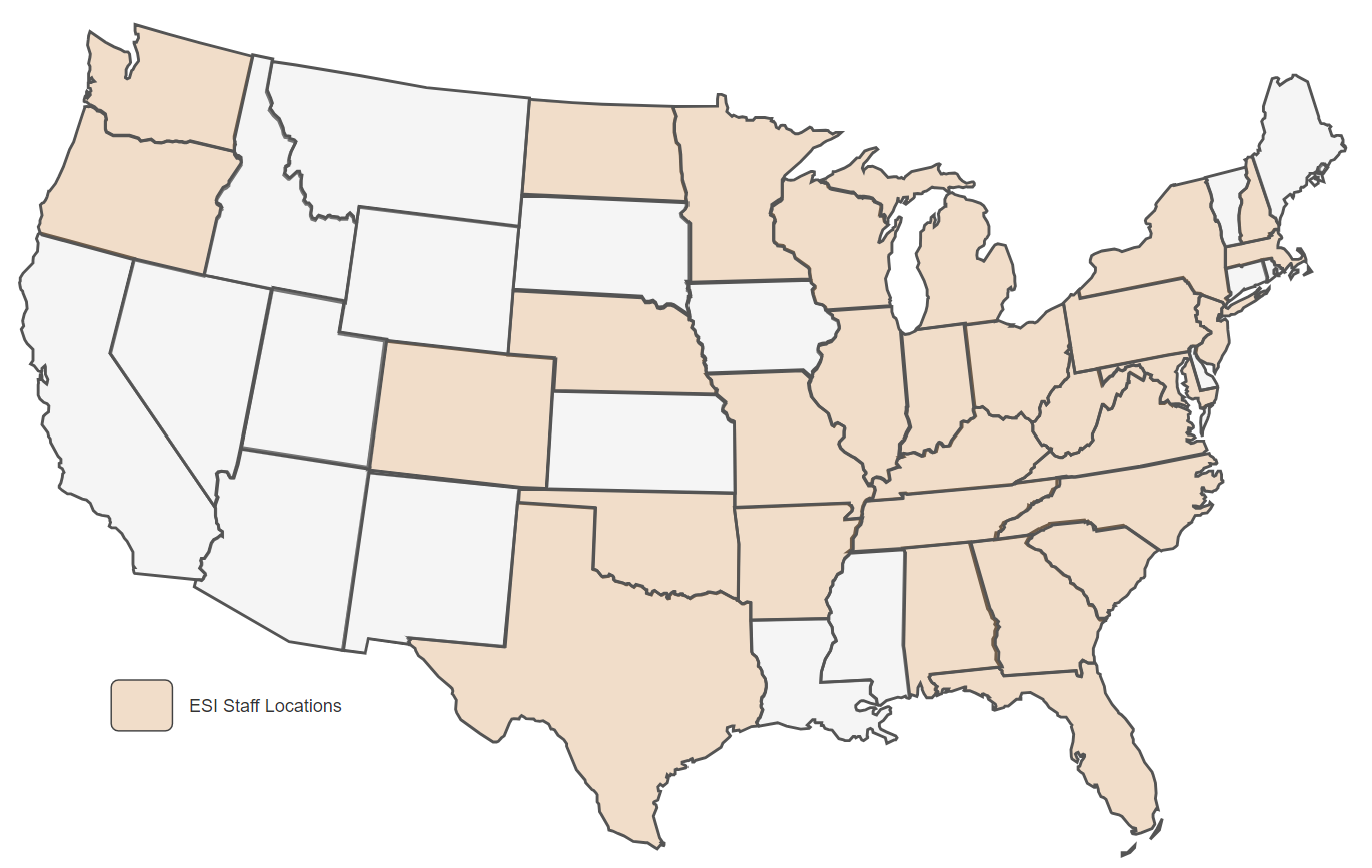Office and Staff Locations - ESI